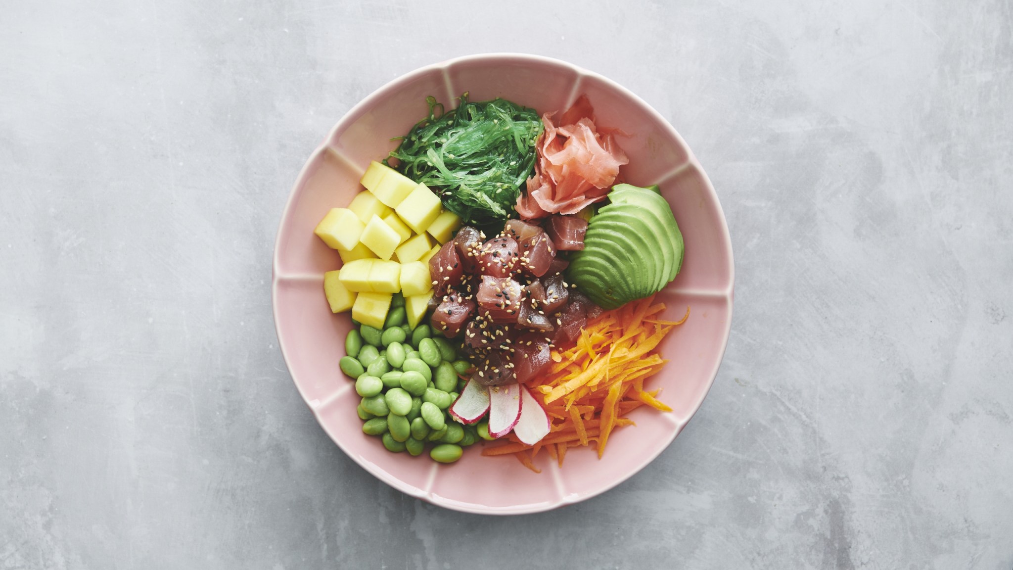 4. Poke Bowl med Tun sashimi - Miss Poke